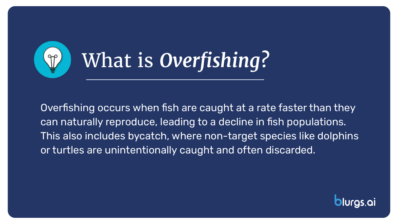 AI Solutions: Stop Overfishing and Protect Marine Ecosystems